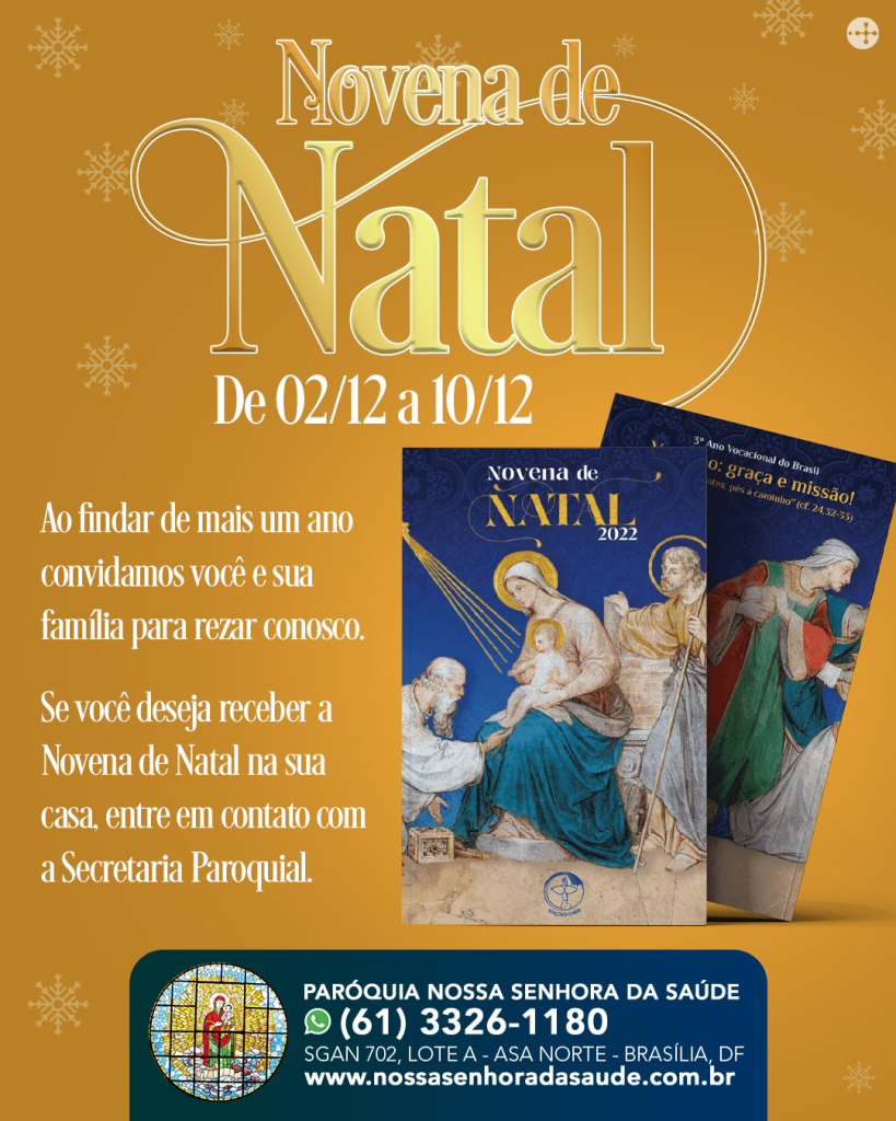 Novena de Natal 2/12 a 10/12 – Vamos rezar conosco! « Santuário Nossa ...